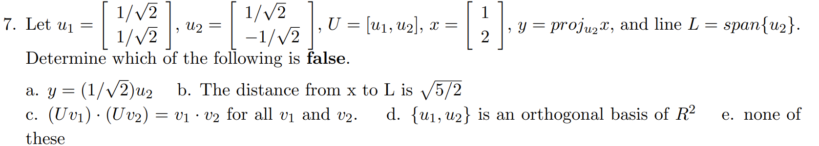 Solved 7. Let | Chegg.com