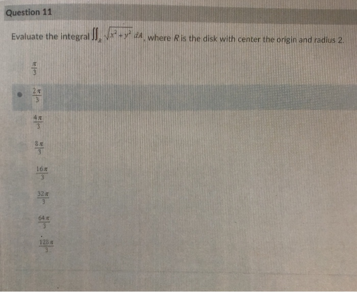 Solved Evaluate the integral, where R is the disk with | Chegg.com