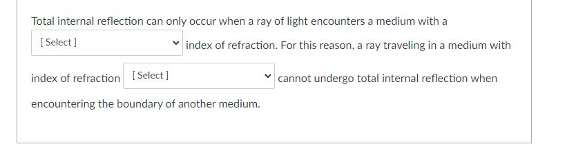 Solved Choices for box 1: - higher -lower Choices for box | Chegg.com