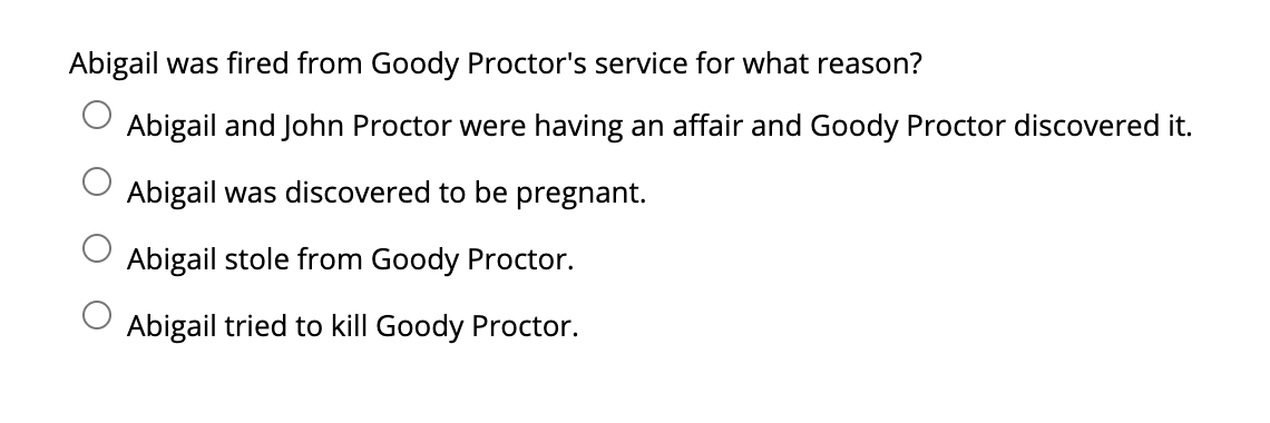 Solved Goody Putnam sends her daughter to speak to Tituba, | Chegg.com