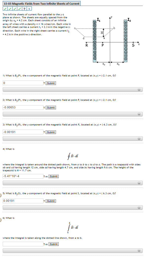 Solved 15-03 Magnetic Fields from Two Infinite Sheets of | Chegg.com