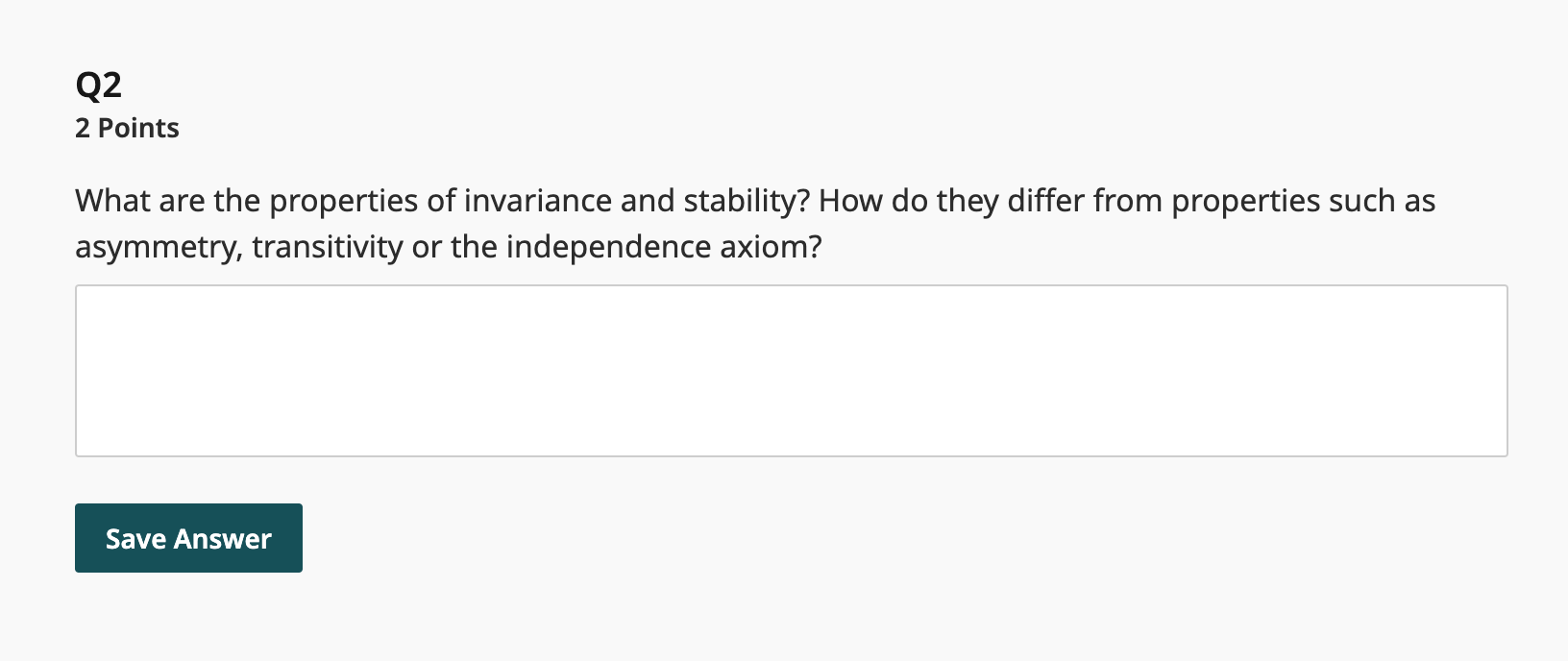 Solved What are the properties of invariance and stability? | Chegg.com