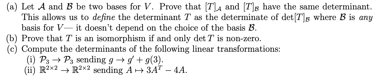 Solved Let V be a finite dimensional vector space. Let be a | Chegg.com