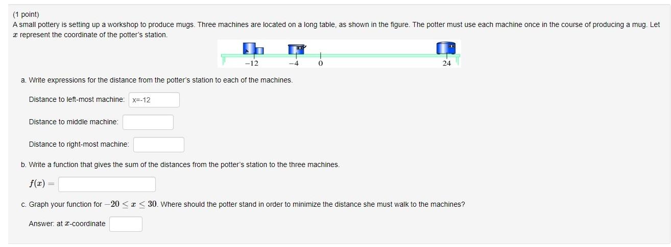 Solved a. Write expressions for the distance from the | Chegg.com