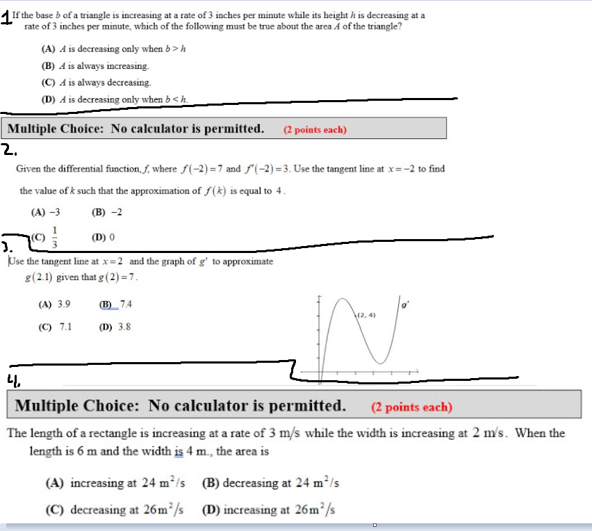 Solved If the base b of a triangle is increasing at a rate | Chegg.com