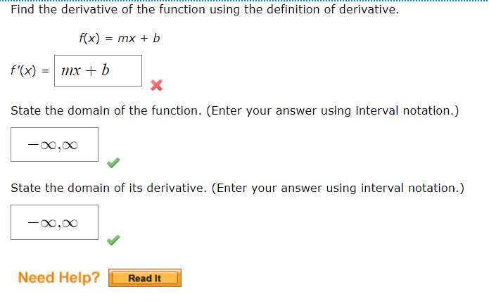 Solved Find the derivative of the function using the | Chegg.com