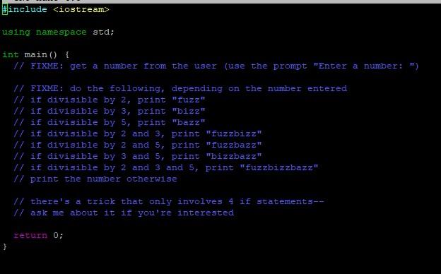 Solved Include Using Namespace Std Int Main Fixme 7264