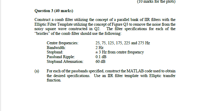 Solved Construct a comb filter utilizing the concept of a | Chegg.com