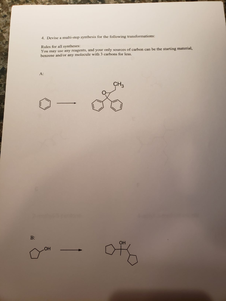 Solved Devise a multi-step synthesis for the | Chegg.com