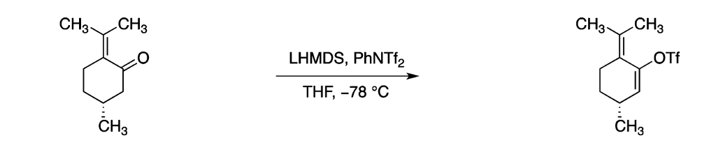 Solved CH3 , CH3 LHMDS, PhNTf2 от THF, -78 °C 0% CH3 0% CH3 | Chegg.com