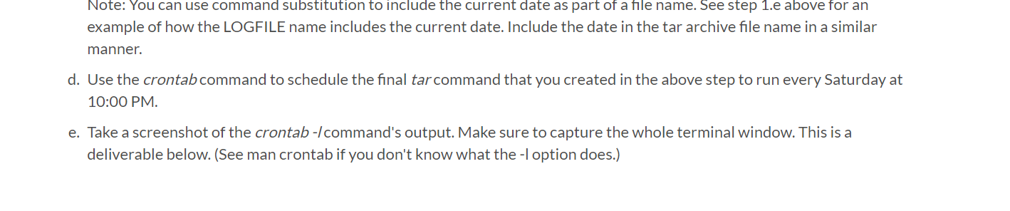 Solved 1. Create a simple shell script. a. Working in your | Chegg.com