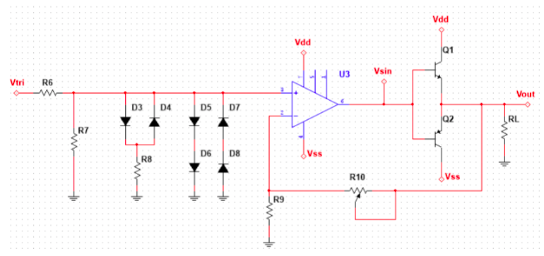 Draw the transfer characteristic for the waveshaper | Chegg.com