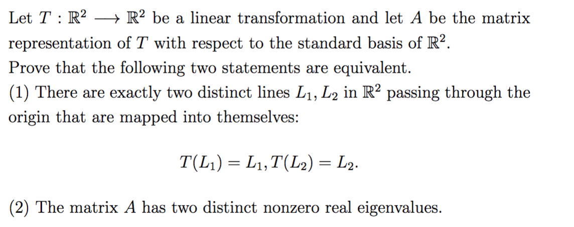 Solved Let T : R2 + R2 be a linear transformation and let A | Chegg.com Solved Let T : R2 + R2 be a linear transformation and let A | Chegg.com