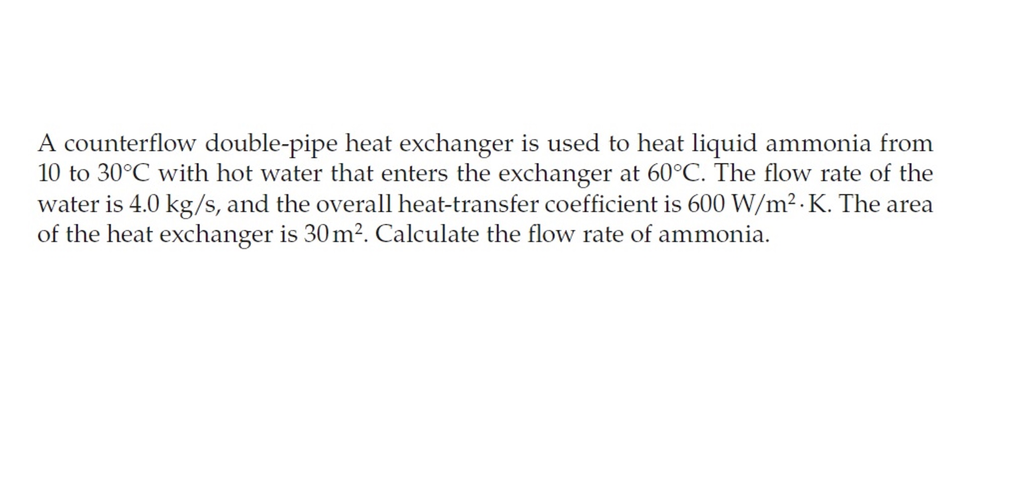 Solved A counterflow double-pipe heat exchanger is used to | Chegg.com