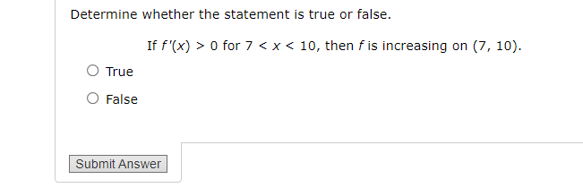Solved Determine whether the statement is true or false. If | Chegg.com
