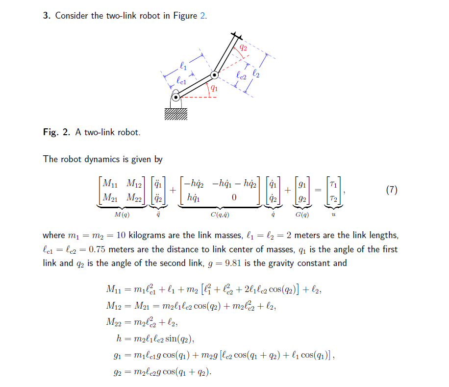 Course: Non-Linear Systems. Please solve the | Chegg.com