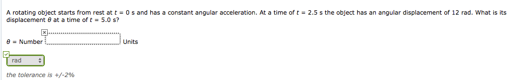 Solved A rotating object starts from rest at t = 0s and has | Chegg.com