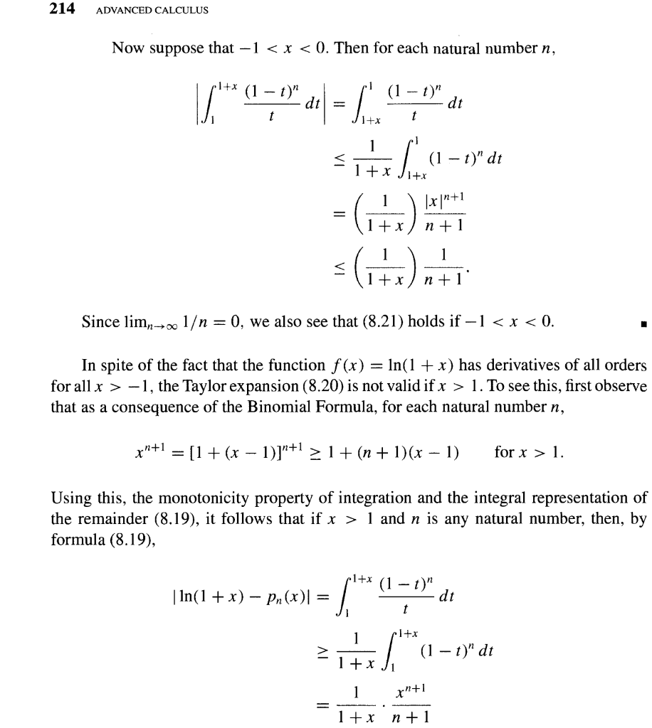 Solved 4. Verify the integral inequalities in the proof of | Chegg.com