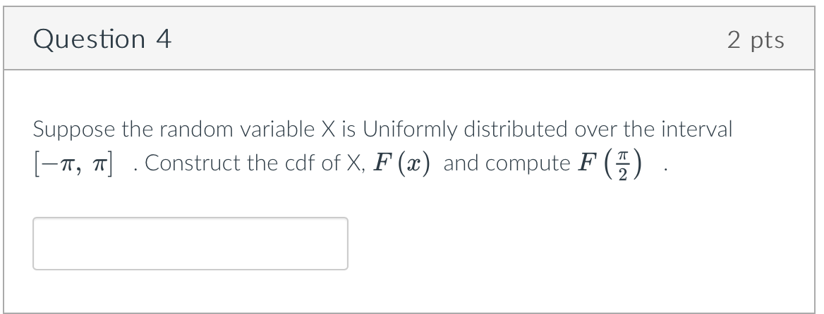 Solved Suppose the random variable X is Uniformly | Chegg.com