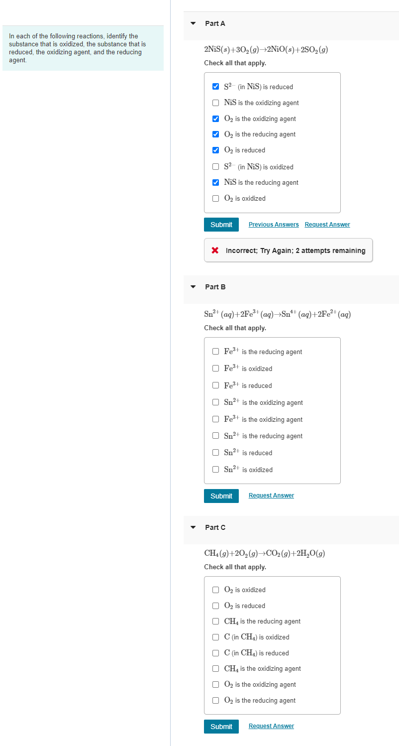 Solved In each of the following reactions, identify the | Chegg.com