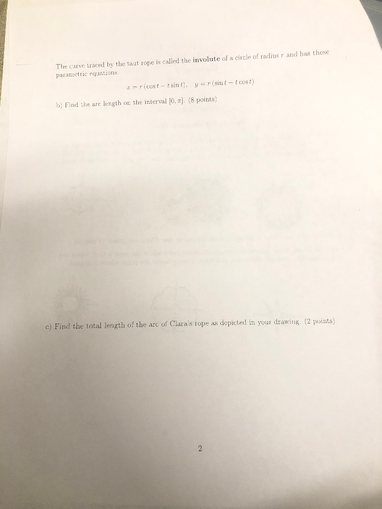 Part 1: A Parametric Cow 1. Clara the Calculus Cow | Chegg.com