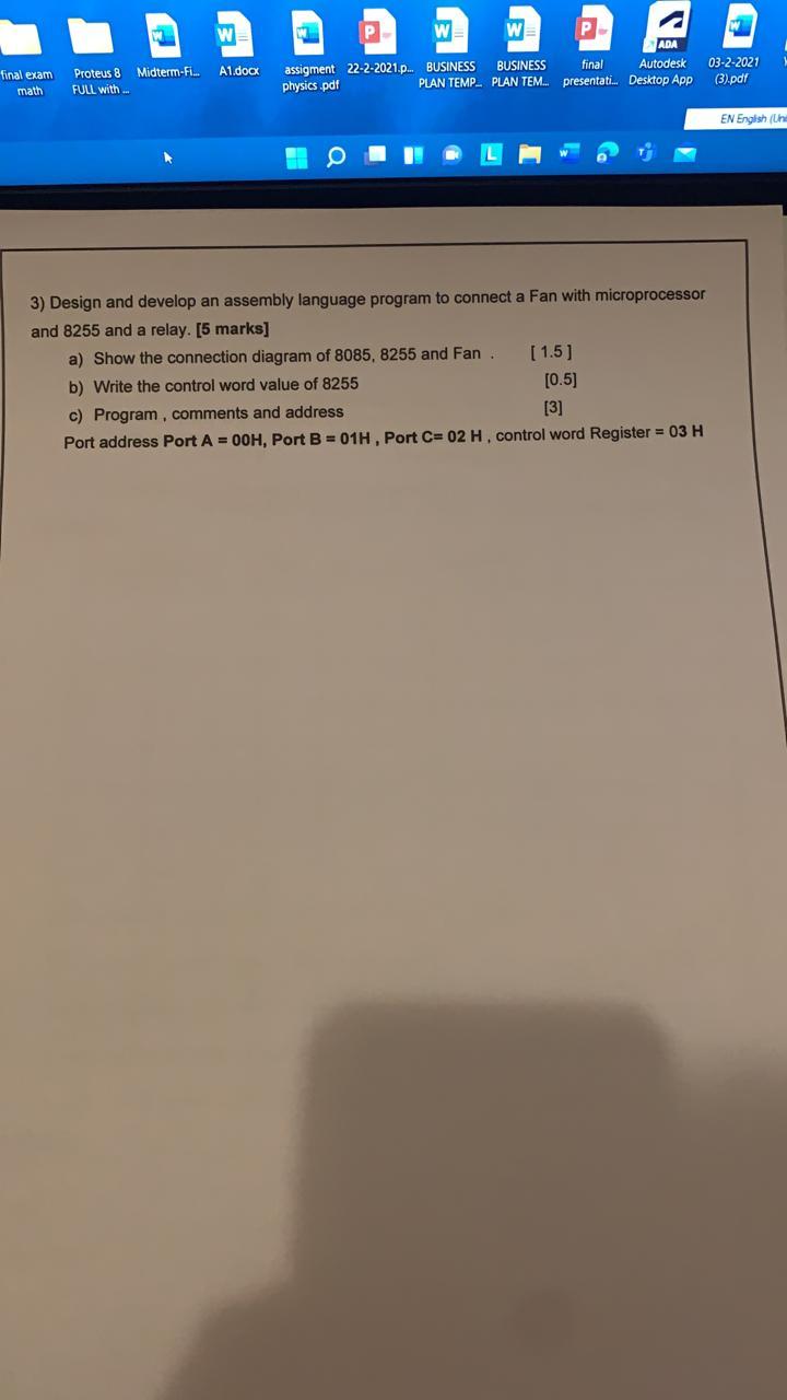 Solved P W W ADA assigment 22-2-2021.p. BUSINESS BUSINESS | Chegg.com