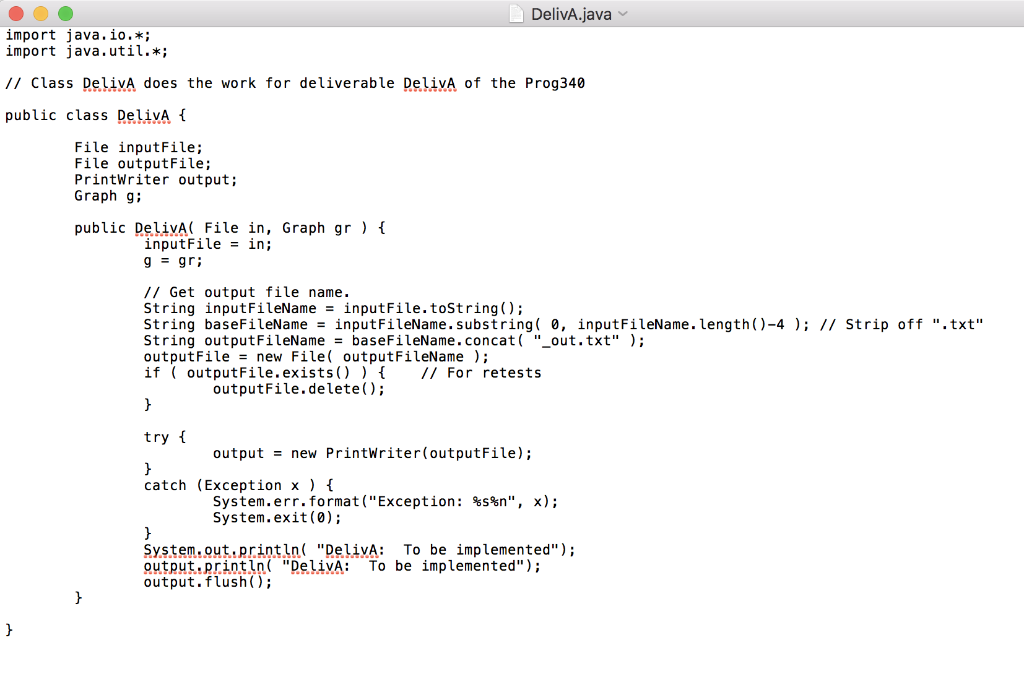 Specification: Start with the given Java program | Chegg.com