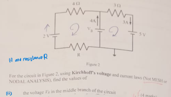 Solved Figure 2For the circuit in Figure 2, ﻿using | Chegg.com