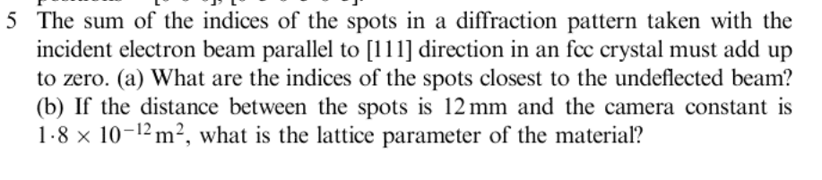 5 The sum of the indices of the spots in a | Chegg.com