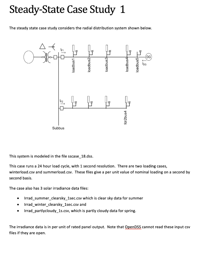 Steady-State Case Study 1 The steady state case study | Chegg.com