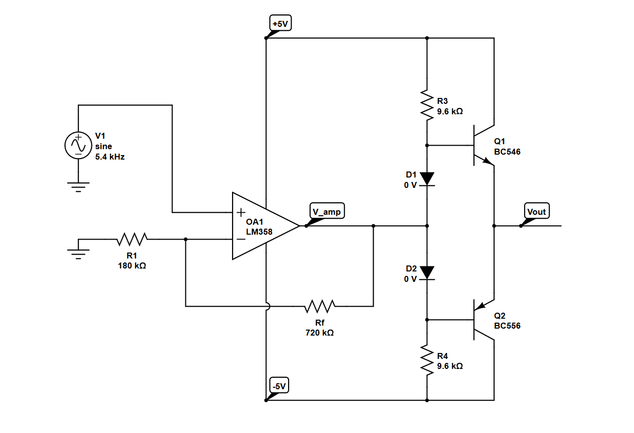 Solved Find V_out given the above circuit.Looking for the | Chegg.com