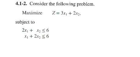 Solved 4.1-2. Consider the following problem. Maximize | Chegg.com