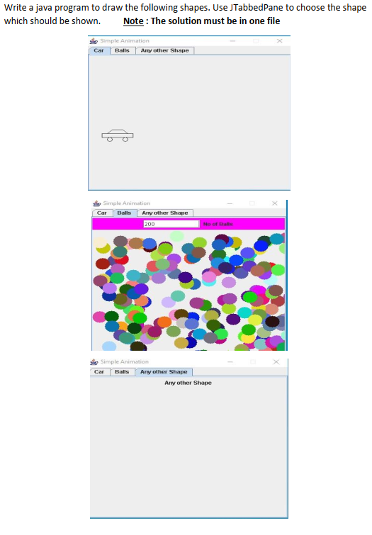Solved Write a java program to draw the following shapes. | Chegg.com