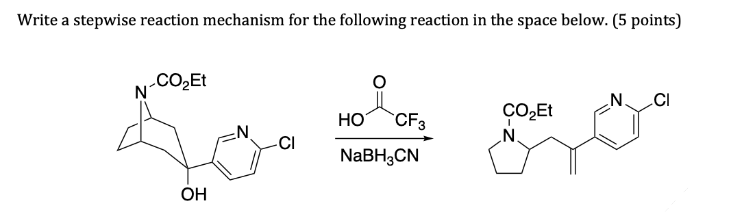 Solved Write a stepwise reaction mechanism for the following | Chegg.com
