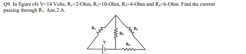 Solved Q12. What is the power dissipated in the 3-Ohm | Chegg.com