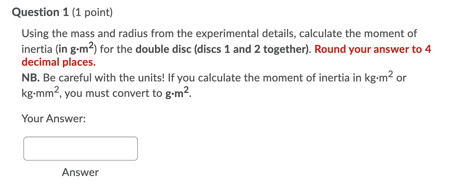 Solved Table 1 - Angular accelerations of single and double | Chegg.com