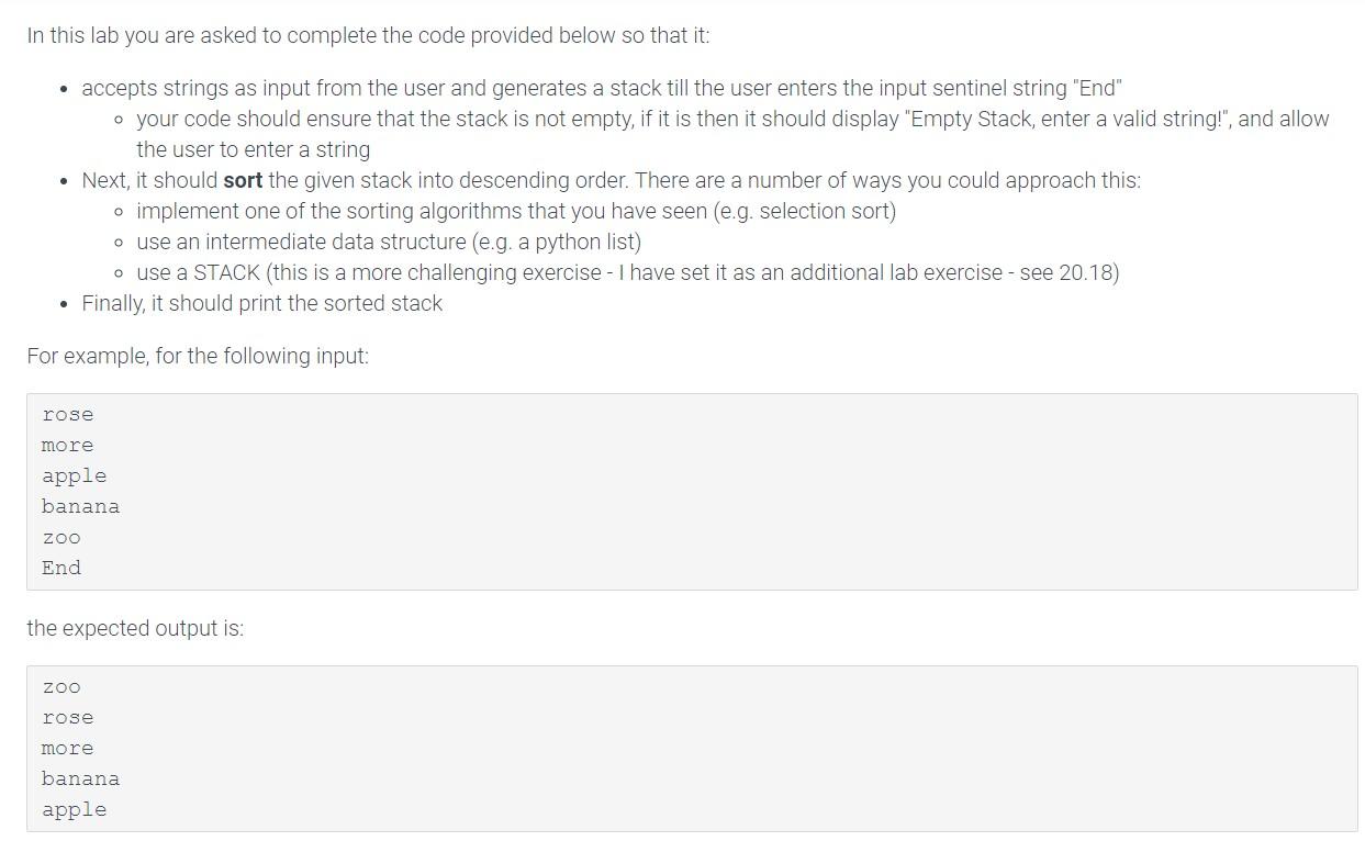 Solved In this lab you are asked to complete the code | Chegg.com