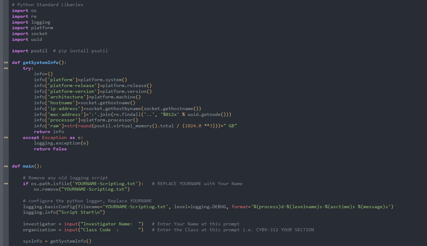 Solved Using the provided Starter Script as a baseline, you | Chegg.com
