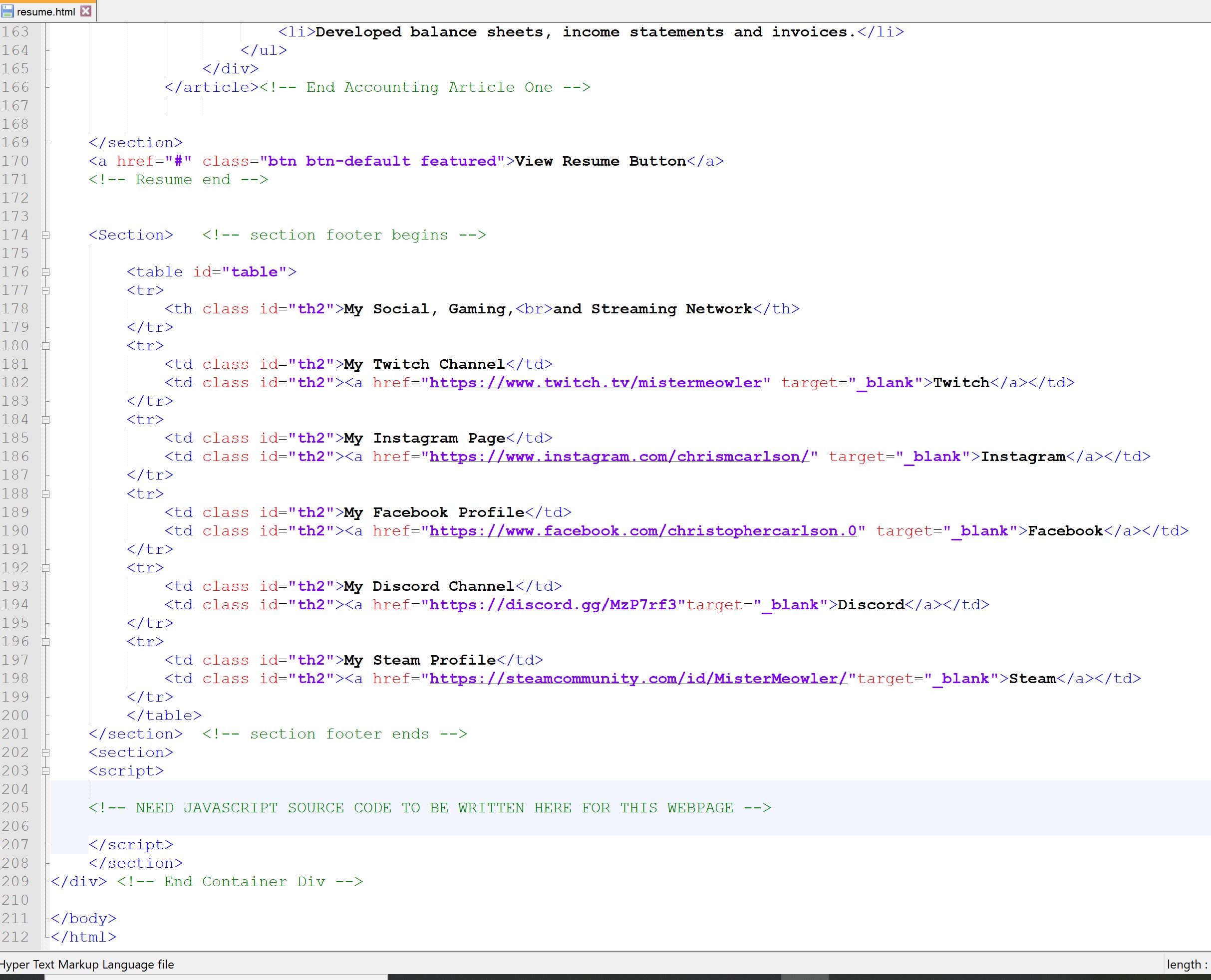 Solved Unit 11 Project - 5 of 6 - What I am needing help | Chegg.com