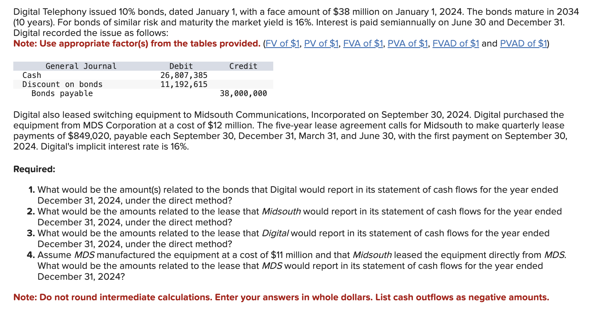 Solved Show me the steps to solve Digital Telephony issued | Chegg.com