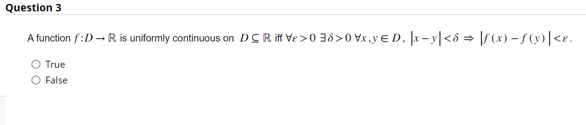 Solved Let F D→r Be Continuous On A Compact Set D⊆r Then