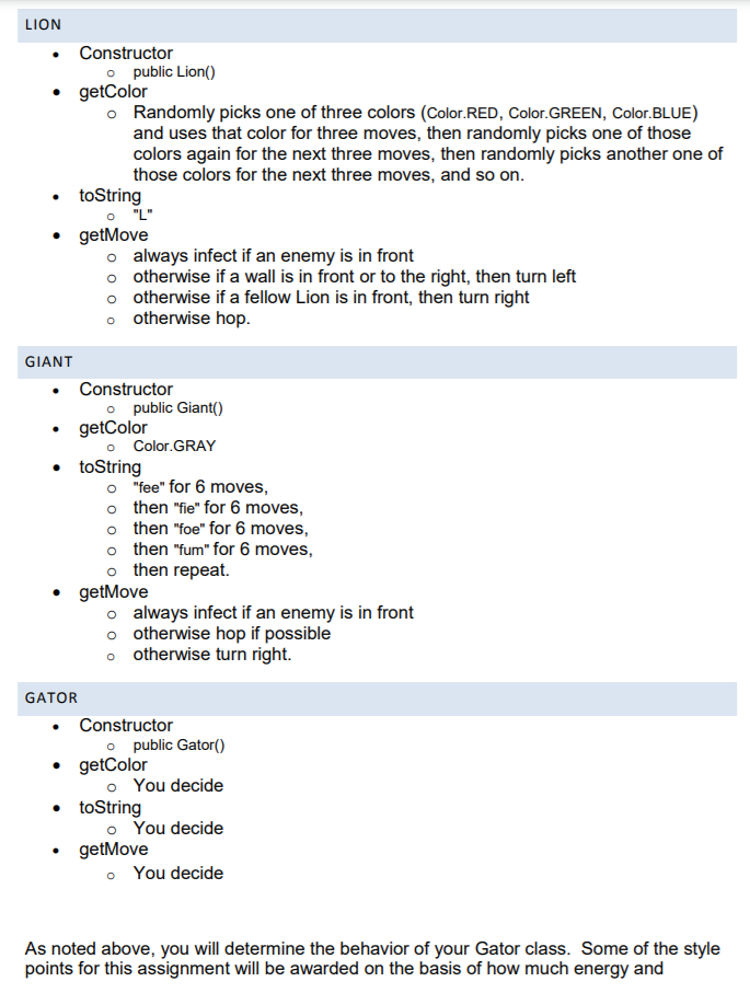 Solved OVERVIEW This assignment will give you practice with | Chegg.com