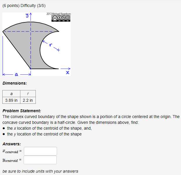 Solved (6 ﻿points) ﻿Difficulty (3/5)Dimensions:Problem | Chegg.com