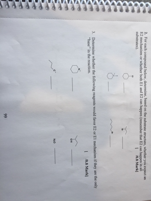 Solved For each compound below, determine, based on the | Chegg.com