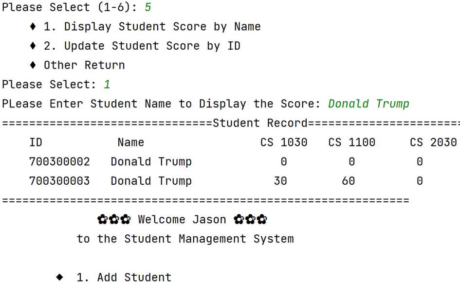 Solved Group Project Student Management Systems this | Chegg.com