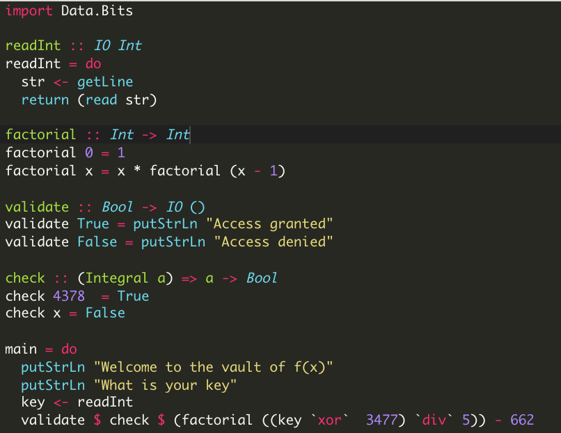 Solved import Data.Bits readInt :: IO Int readInt = do str | Chegg.com