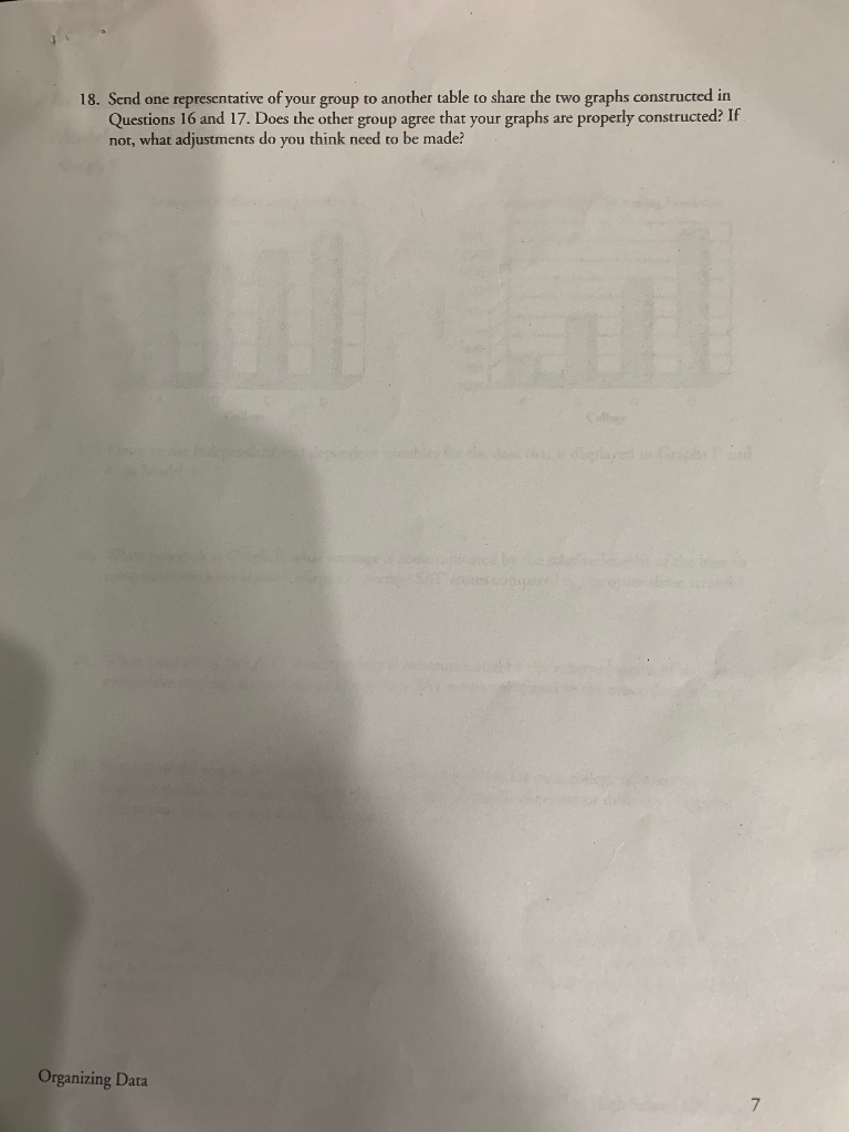 Organizing Data How is data displayed to make it | Chegg.com