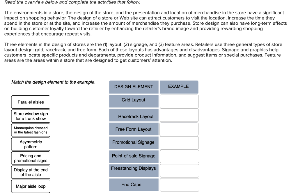 Solved Read the overview below and complete the activities | Chegg.com