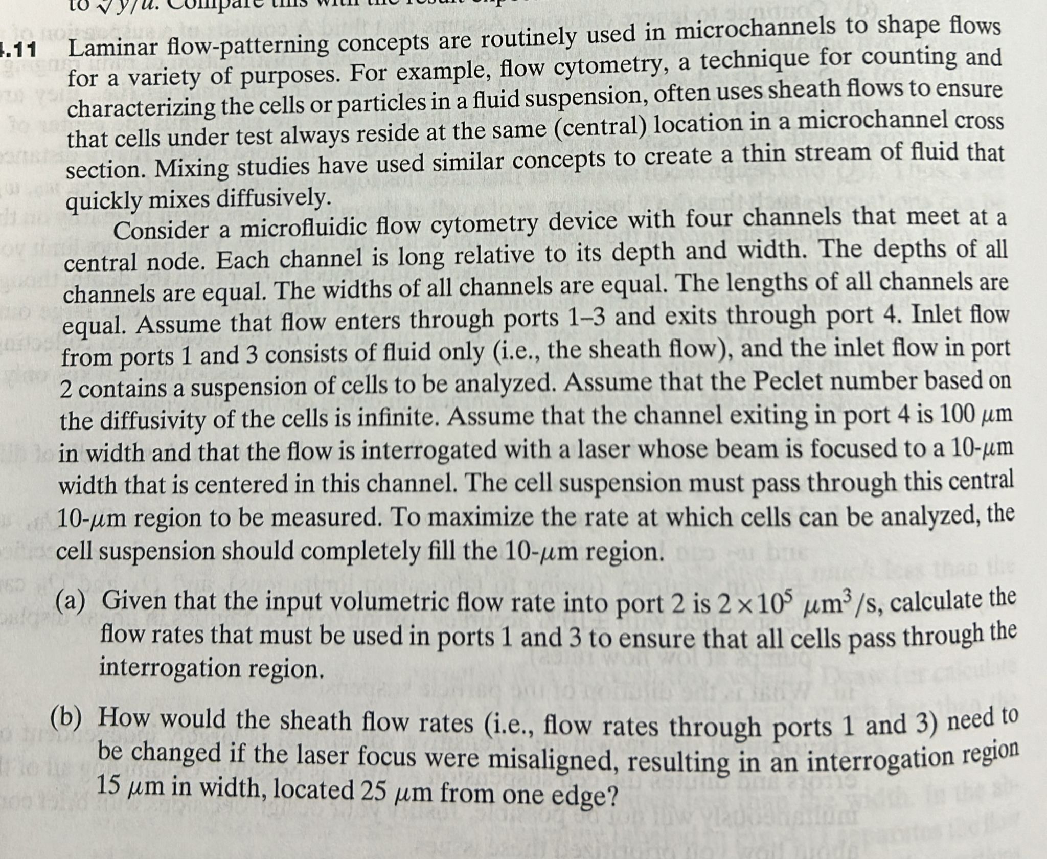 Solved 1 Laminar flow-patterning concepts are routinely used | Chegg.com