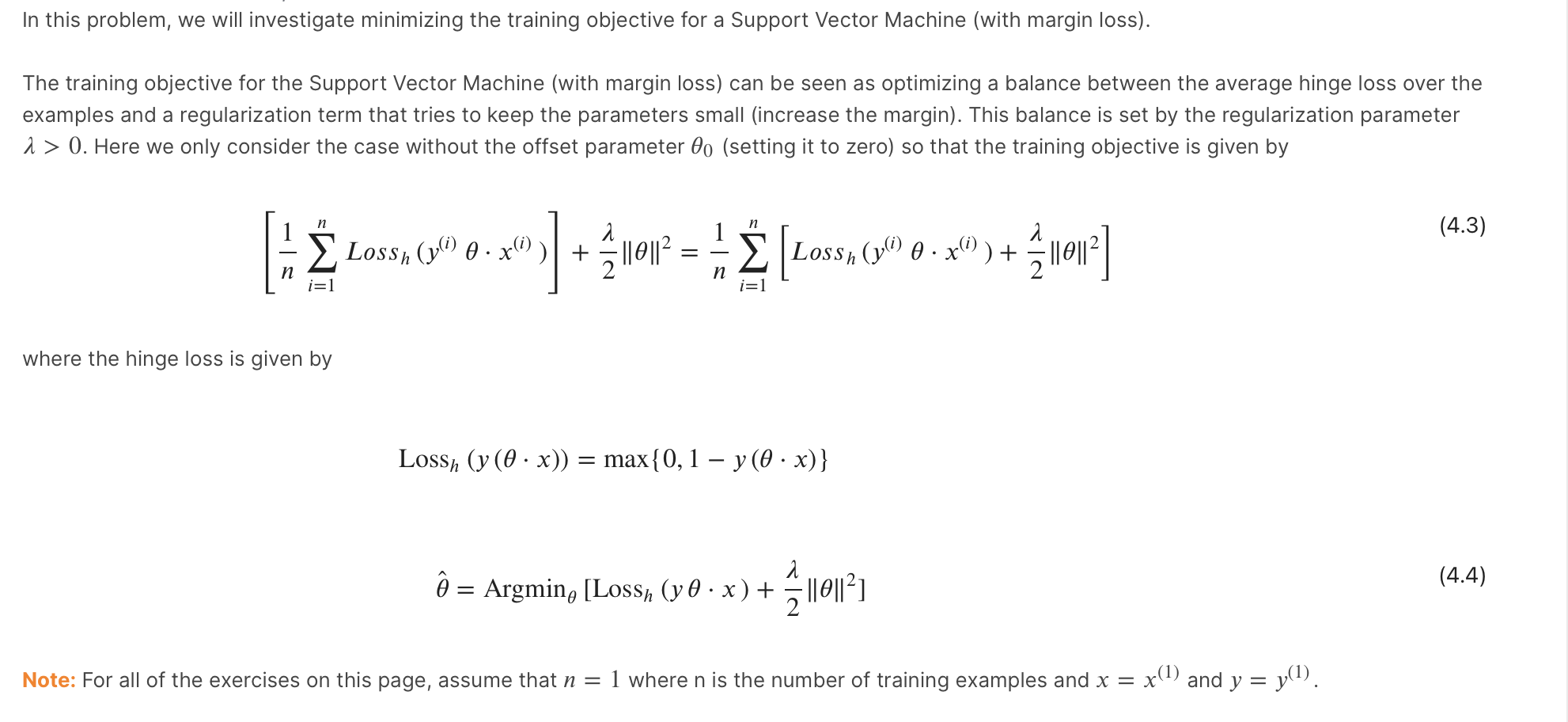 Solved In this problem, we will investigate minimizing the | Chegg.com